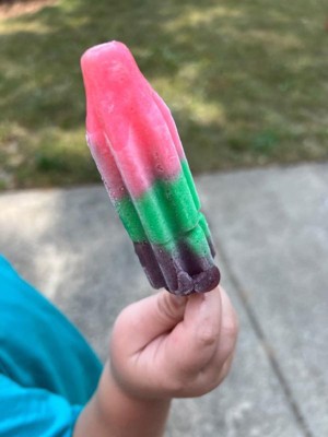 Bomb Pop Candy Clash Frozen Ice Pops - 21floz/12pk : Target
