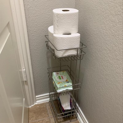 3 Tier Round Wire Shower Storage Tower - Made By Design™ : Target