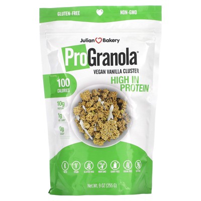 Julian Bakery Progranola, Vegan Vanilla Cluster, 9 Oz (255 G) : Target