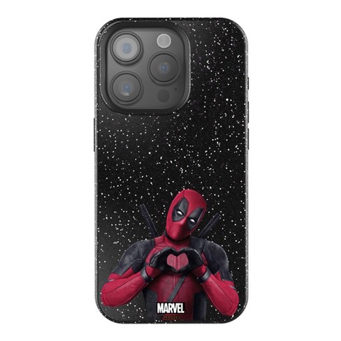 Keyscaper Marvel Deadpool Badge Bling Cell Phone Case For Iphone 15 Pro ...