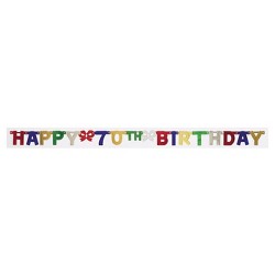 Big Dot Of Happiness Adult 70th Birthday - Gold - Petite Birthday Party ...
