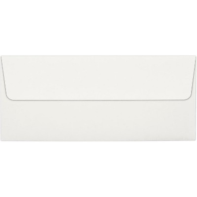 Lux #10 Square Flap Envelopes (4 1/8 X 9 1/2) 50/pack White - 100% ...