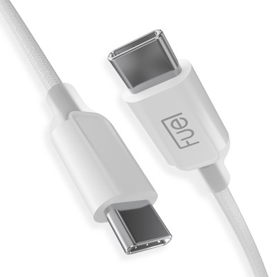 Fuel 50w Power Adapter Intelligent Dual Usb-c Pd Compact Gan - Frosted ...