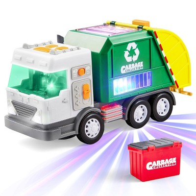 Recycling Garbage Truck Toy, Kids Diy Assembly Friction Powered Side ...