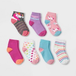 Girls' Casual Ankle Socks 6pk - Cat & Jack™ White : Target