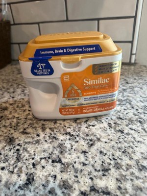 Similac 360 Total Care Sensitive Non-gmo Powder Infant Formula - 20.1oz ...