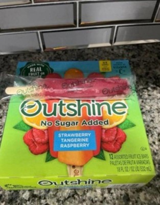 Outshine Strawberry, Raspberry, Tangerine Frozen Fruit Bar - 12ct : Target