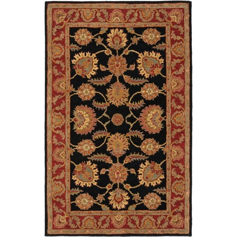 Classic Cl359 Hand Tufted Area Rug - Navy/red - 5'x8' - Safavieh. : Target
