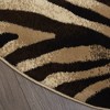 Home Dynamix Fawn Contemporary Animal Print Area Rug, Dark Brown/beige ...