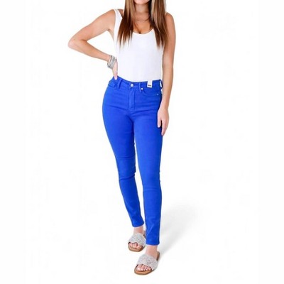 Women's High Waist Control Top Garment Dyed Skinny Jean - Regular/curvy ...