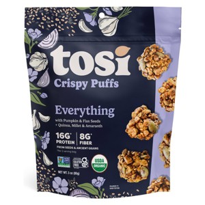 Tosi Snacks Organic Puffs - 3oz : Target
