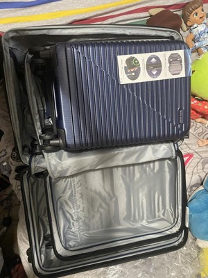 Travel Select Sunny Side 3pc Hardside Spinner Luggage Set With Usb Port ...