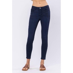 Women's Non Distressed Mid Rise Skinny Jeans - Judy Blue : Target