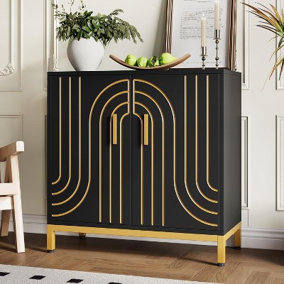 Accent Wood Buffet Cabinet, Sideboard Buffet Cabinet with Storage : Target