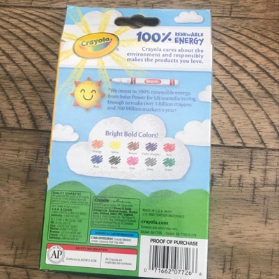 Crayola 10ct Kids Fine Line Markers Classic Colors : Target