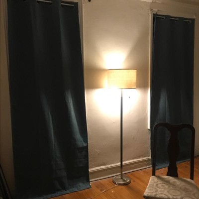 48"-84" Oval Spring Tension Curtain Rod White - Room Essentials™ : Target