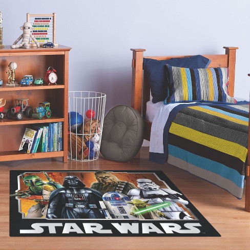 Disney Kids Digital Star Wars Movie Poster Disney Multi-colored Youth ...