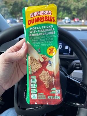 Lunchables Dunkables Cheese Sticks With Pizza Sauce And Bread Crumbs ...