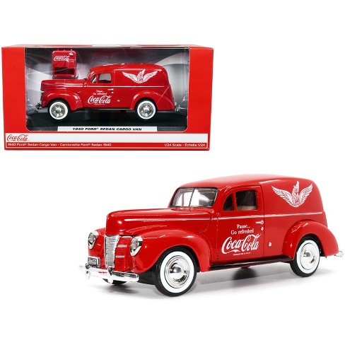 1940 Ford Sedan Cargo Van Red "pause... Go Refreshed Coca-cola" W ...