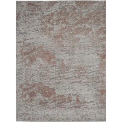Nourison Rustic Textures Abstract Indoor Area Rug Grey/beige 7'10" X 10 ...