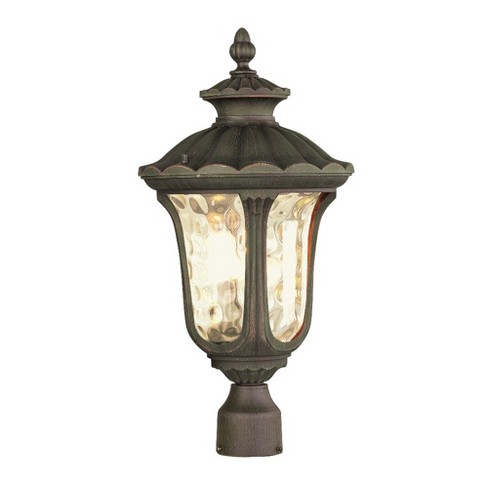 Livex Lighting Oxford 3 - Light Post Light In Imperial Bronze : Target
