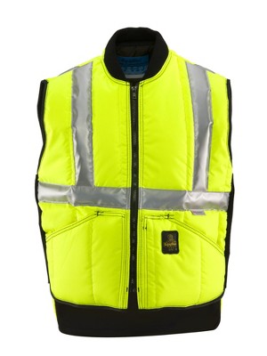 Refrigiwear Hi Vis Reversible Softshell Safety Vest - Ansi Class 2 High ...