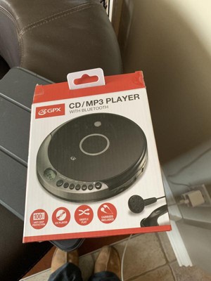 Gpx Portable Mp3 Cd Player With Bluetooth Transmitter : Target