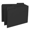 Smead Interior File Folder, 1/3-cut Tab, Letter Size, Black, 100 Per ...