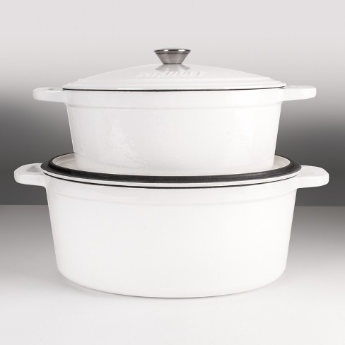 Berghoff Neo 4pc Cast Iron Cookware Set, 5qt. & 8qt. Dutch Ovens ...