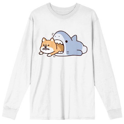 Samezu Shark Jaggy And Yummy Steaming Pot Men's White T-shirt-large ...