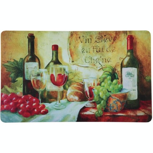 J&v Textiles 18" X 30" Cushioned Kitchen Floor Standing Mat (wine Table ...