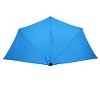 Half Round Patio Umbrella With Easy Crank – Compact 9ft Semicircle ...