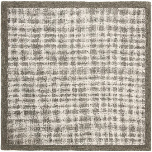 Abstract Abt220 Hand Tufted Area Rug - Sage/ivory - 6'x6' - Safavieh ...