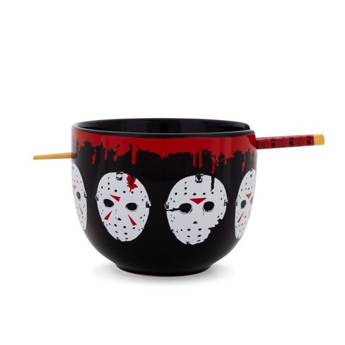 Silver Buffalo Friday The 13th Jason Voorhees Mask 20-ounce Ramen Bowl ...