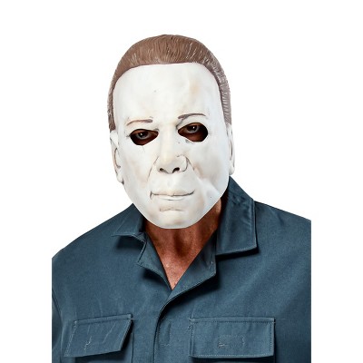 Rubies Halloween 2 Michael Myers Adult 3/4 Mask With Sculpted Hair : Target