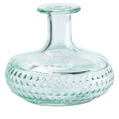 Vivaterra Diamond Recycled Glass Bud Vase - Clear : Target