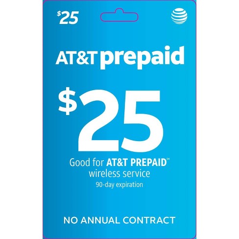At&t $25 Prepaid Phone Card (email Delivery) : Target
