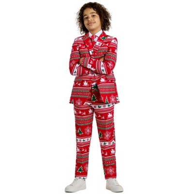 Opposuits Teen Boys' Christmas Suits - Winter Wonderland - Red - Size ...