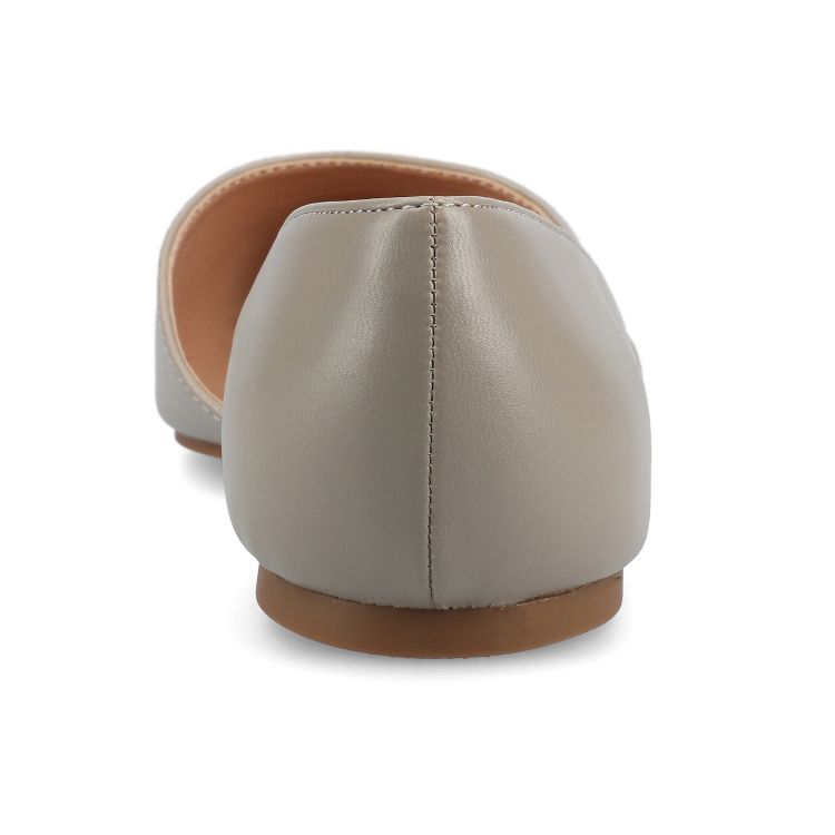 Journee Collection Women's Cortni Slip On Pointed Toe D'Orsay Flats ...