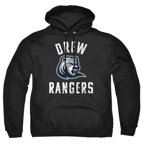 Drew University Official Rangers Logo Adult Pull-over Hoodie, Black ...