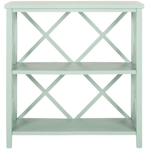 Liam 2-tier Open Bookcase - Dusty Green - Safavieh : Target