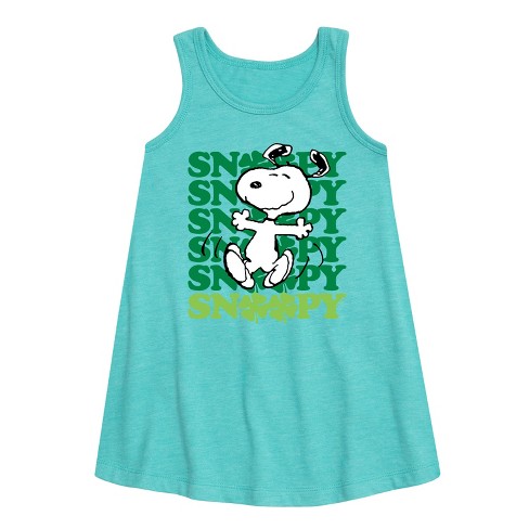 Peanuts Snoopy Clover Dance - Turquoise - Large : Target