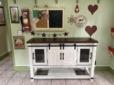 Valebeck Dining Server White/brown/beige - Signature Design By Ashley ...