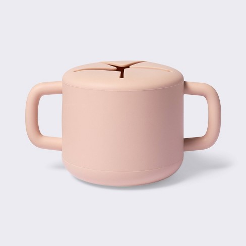 Silicone Snack Cup & Lid - Pink - Cloud Island™ : Target