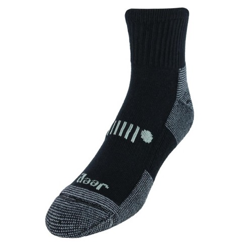 Jeep Men's Classic Cotton Ankle Socks (3 Pair Pack) : Target