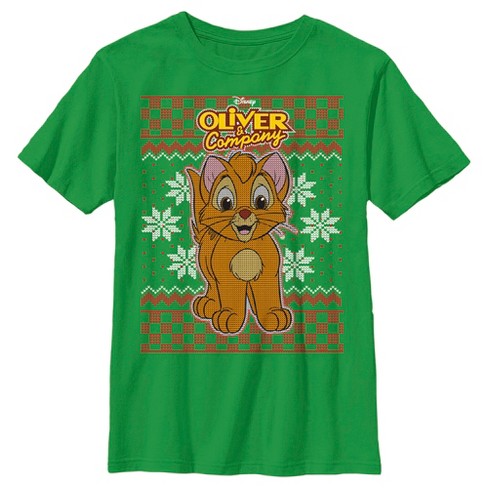 Boy's Oliver & Company Christmas Oliver T-shirt : Target