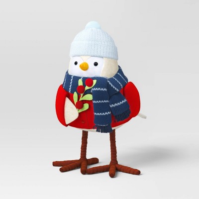 Northlight 4.5" Red Cardinal Bird On A Tree Stump Christmas Figurine ...