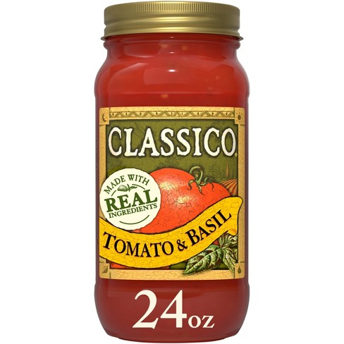 Classico Tomato & Basil Pasta Sauce - 24oz : Target