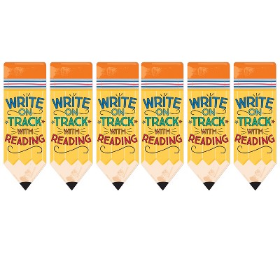 Eureka® Pencil Write On Track With Reading Bookmarks, 36 Per Pack, 6 ...