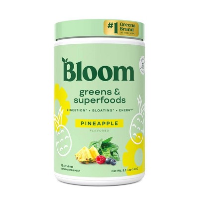 Bloom Nutrition Greens And Superfoods Powder - Coconut - 13.02oz/60ct ...
